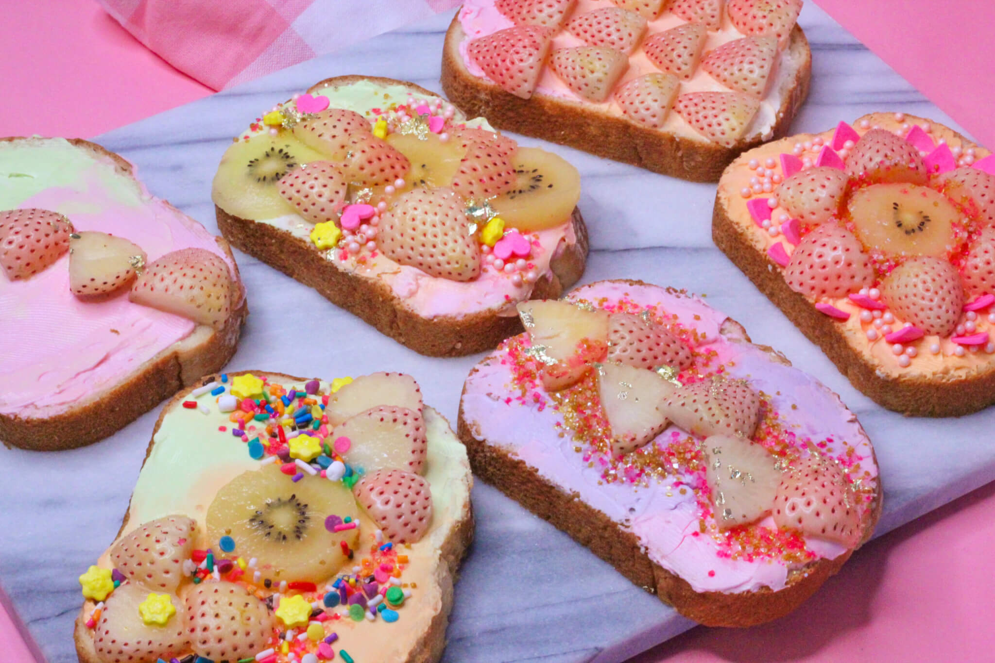 Pineberry Unicorn Toast - Wish Farms
